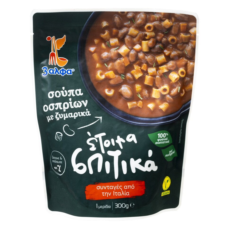 3Α | Σούπα Οσπρίων με Ζυμαρικά 300g | AB