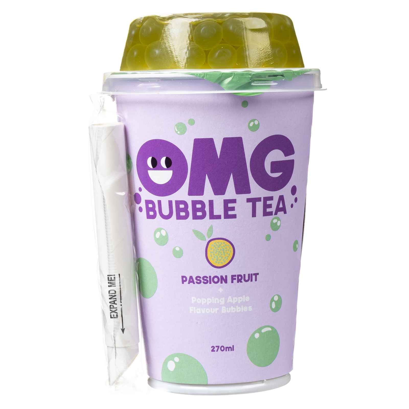 OMG | Bubble Tea Passion Fruit 270ml | AB