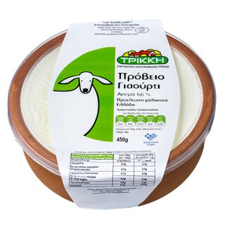 ΤΡΙΚΚΗ | Γιαούρτι Πρόβειο Πήλινο 450g | AB