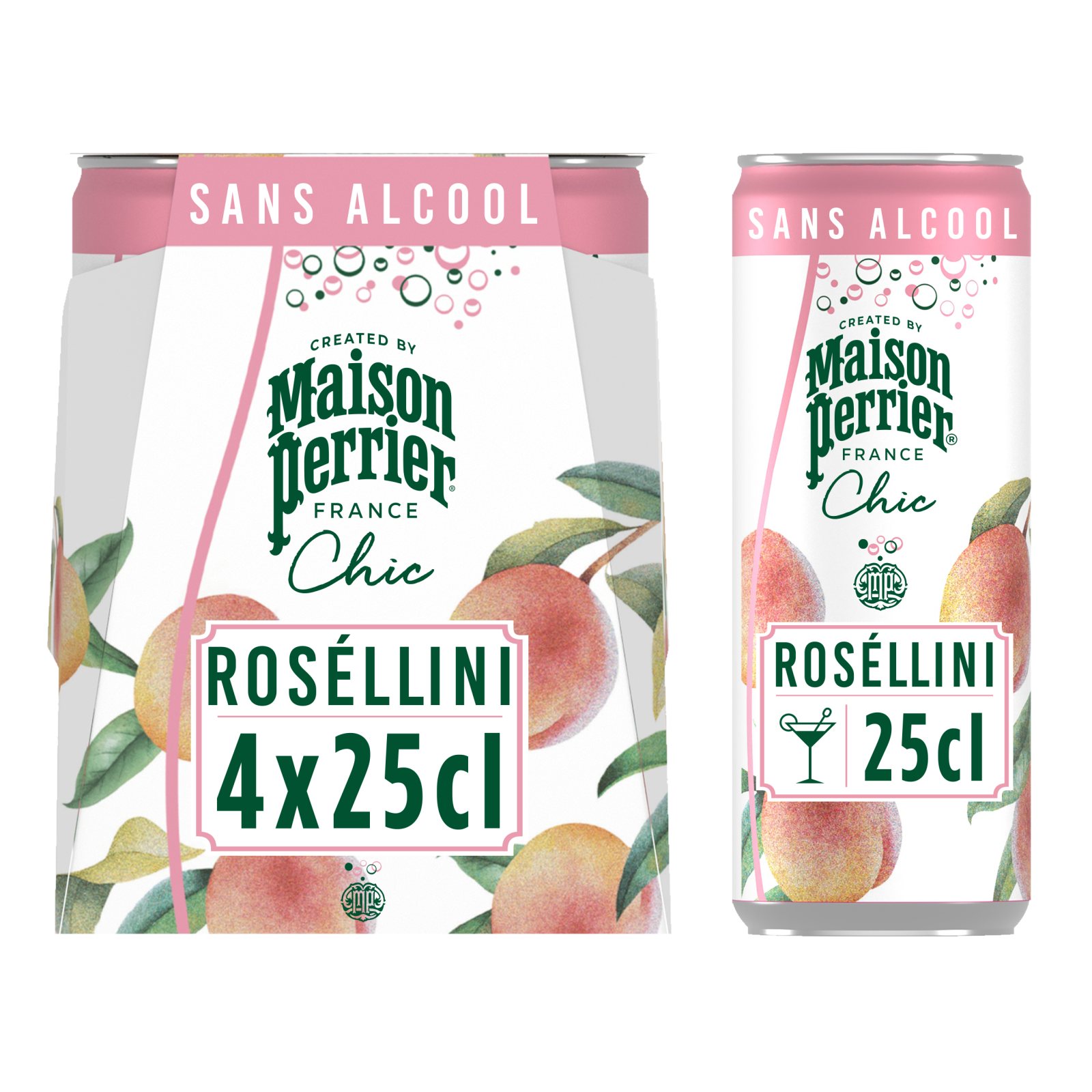 PERRIER | Mocktail Maison Perrier Chic Rosellini 4x250ml | AB